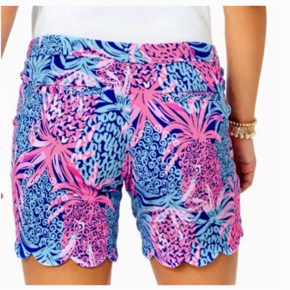 Lilly Pulitzer | Shorts | Lilly Pulitzer Borealis Blue Tropic Down Low ...